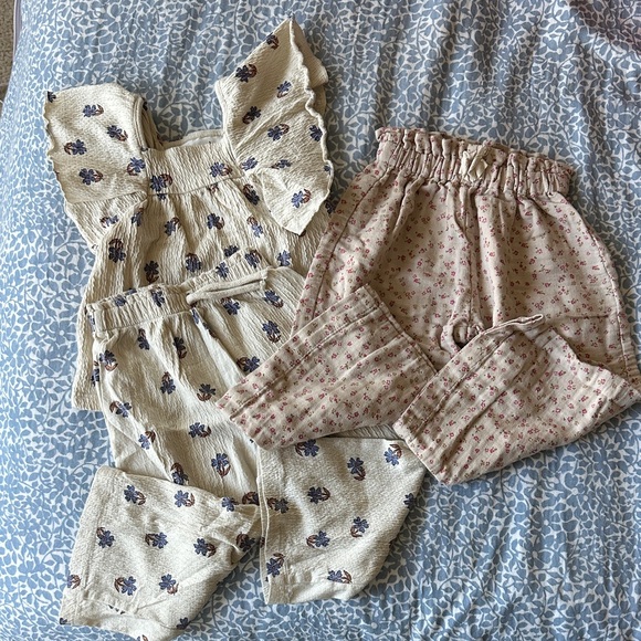 Zara | Matching Sets | Zara Floral Print Kids Matching Set And Pair Of ...